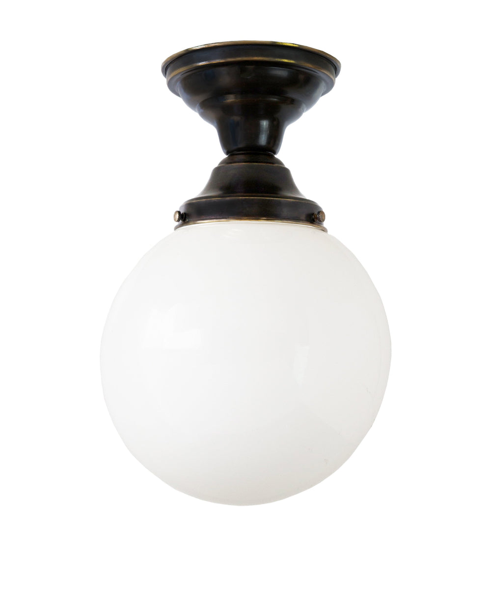 Globe Schoolhouse Ceiling Fixture, 8" – Fox Mill Lighting and Supply Co.
